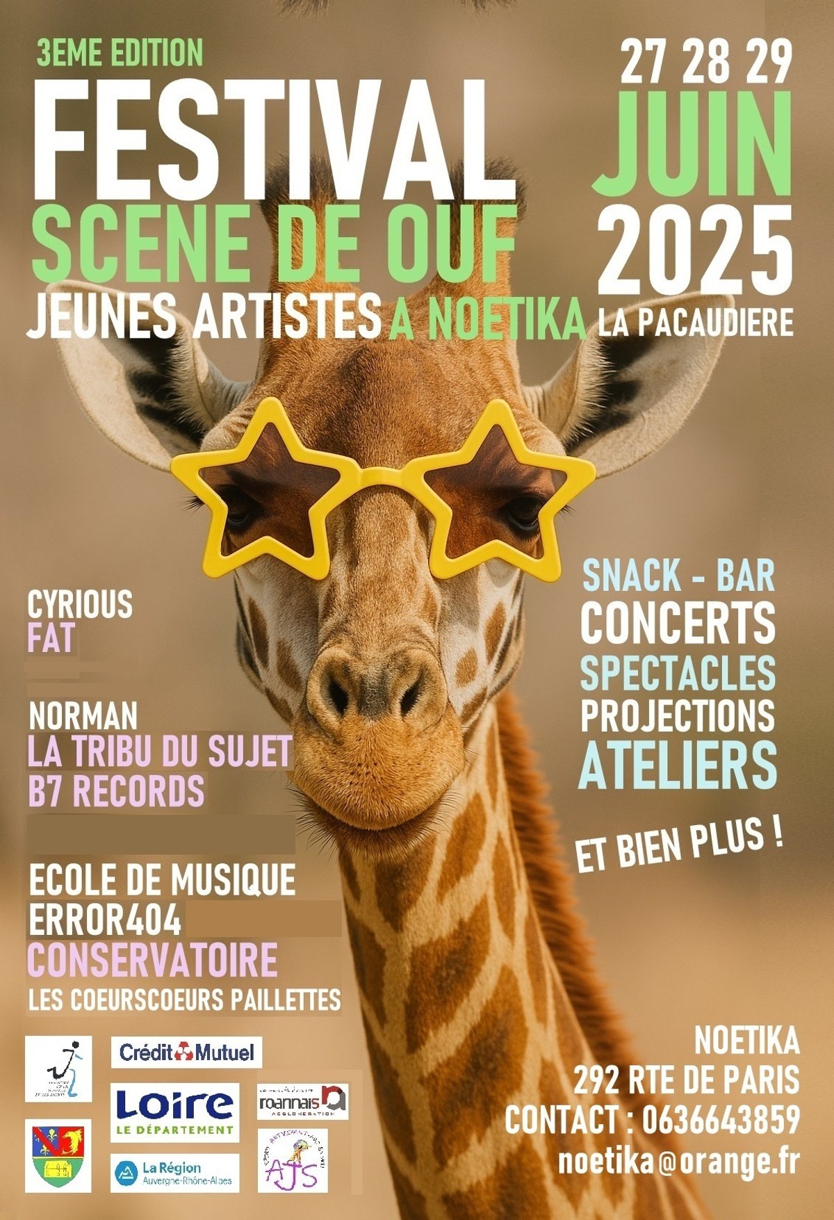 Festival Scène de Ouf La Pacaudière 2026 programme